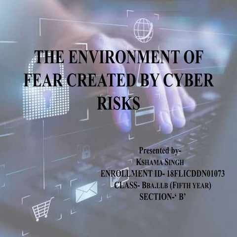 THE ENVIRONMENT OF FEAR CREATED BY CYBER RISKS.pptx