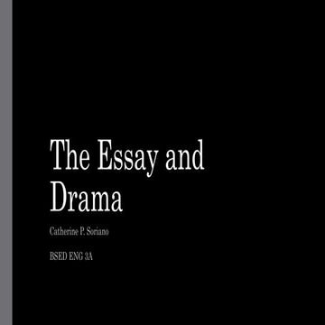 The Essay and Drama.pptx