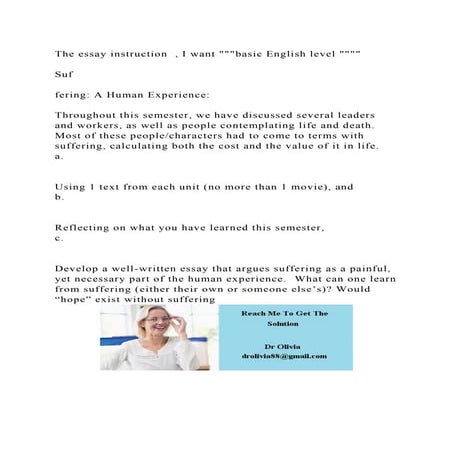 The essay instruction , I want basic English level Suf.docx