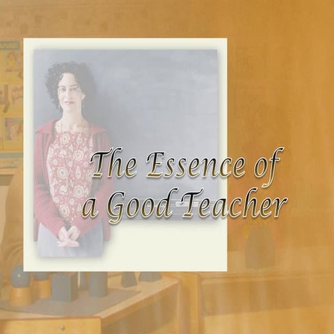 Characteristics of good teacher | PDF