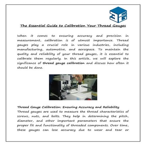The Essential Guide to Calibration Your Thread Gauges (1).pdf
