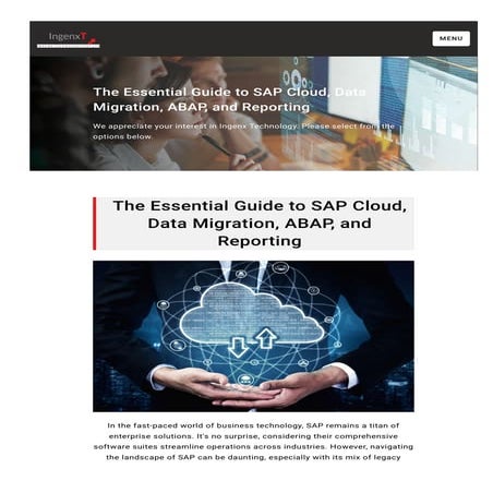 The Essential Guide to SAP Cloud, Data Migration, ABAP, and Reporting.pdf