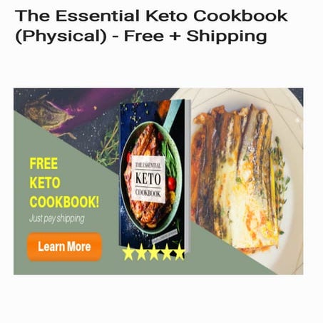 The Essential Keto Cookbook | PDF