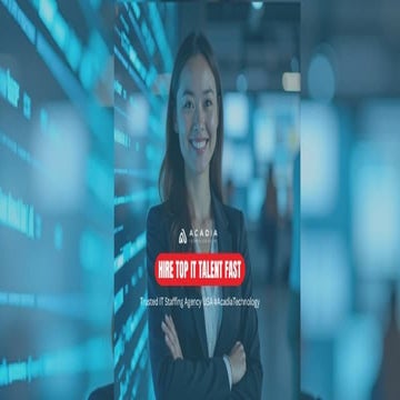 The Essential Role of IT Staffing Agencies and Services in Today’s ...