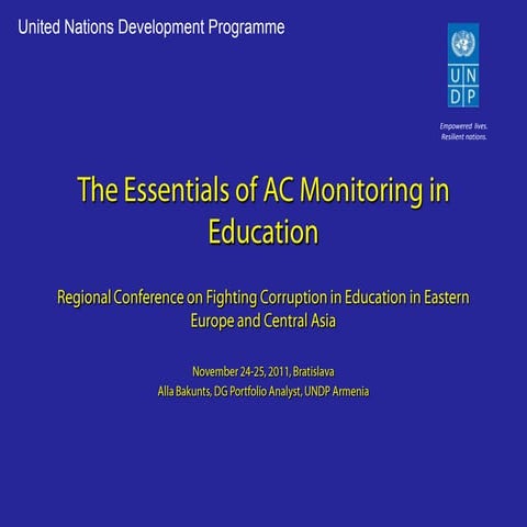 The essentials of AC Monitoring in Education | PPTX
