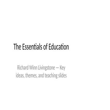 The_Essentials_of_Education_Presentation.pptx