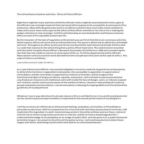 The ethical basics of police activities.docx