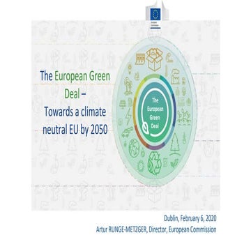 The European Green Deal - towards a climate neutral EU by 2050 | PDF