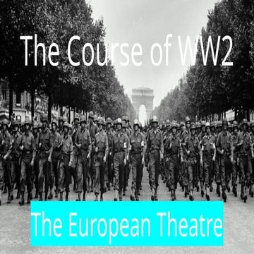 The European Theatre WW22222222222222222222 | PPTX