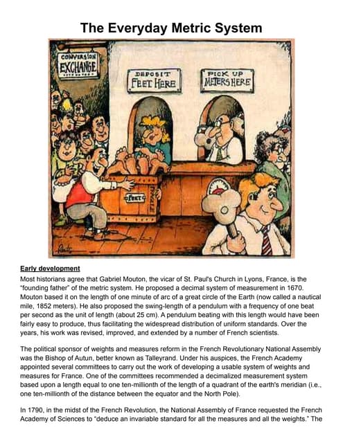 History of measurements | PPT | Physics | Science