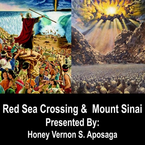 The Evidence of Exodus, Red Sea Crossing and Mt. Sinai.pptx