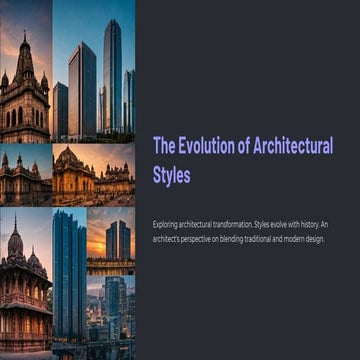 The Evolution of Architectural Styles Over Time | PDF