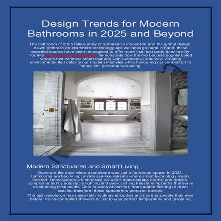 The Evolution of Bathroom Design 2025 | Kohler Africa | DOCX