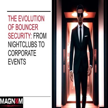The Evolution of Bouncer Security: From Nightclubs to Corporate Events ...