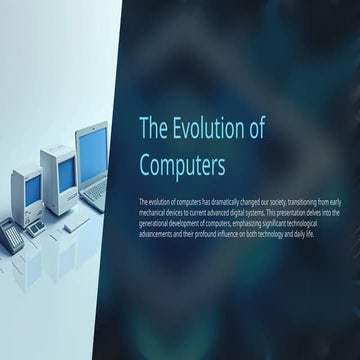The Evolution of Computers/generation of computer pptx | PPTX