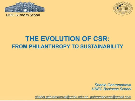 CSR - arguments for and against | PDF