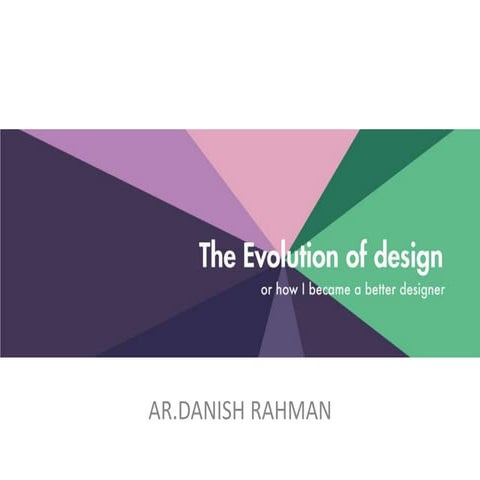 The evolution of design | PPT