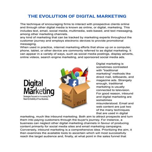 The Digital Compass: Navigating Marketing's New Terrain | PDF
