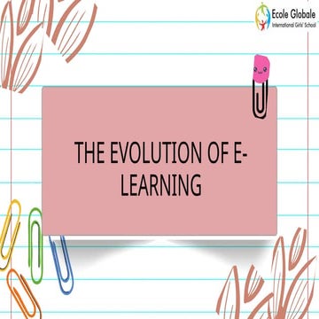 The Evolution of E-Learning for students.pptx