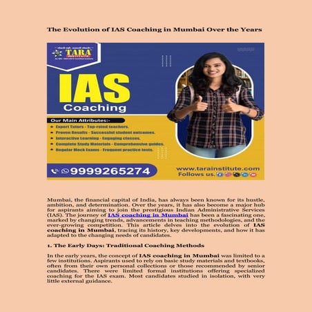 The Evolution of IAS Coaching in Mumbai Over the Years.pdf