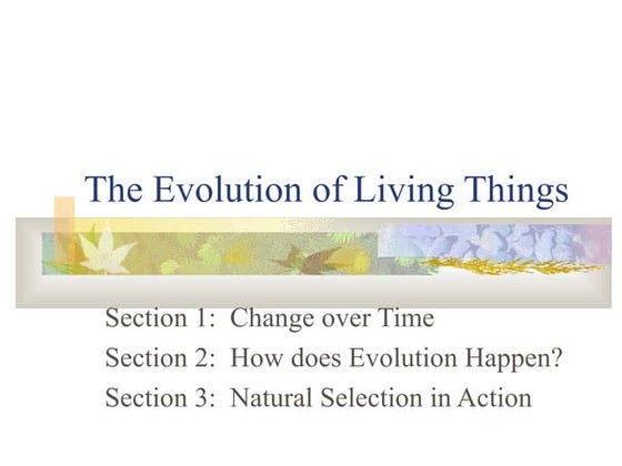 Theory of evolution : Lamarck and darwin | PPTX | Biological Sciences ...
