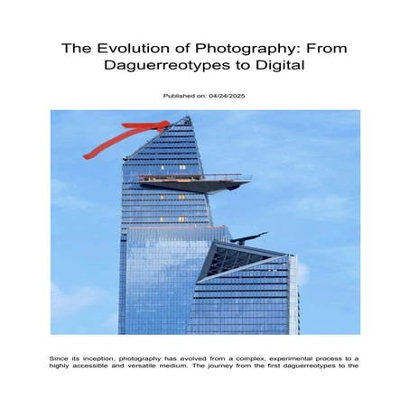 The Evolution of Photography_ From Daguerreotypes to Digital.pdf