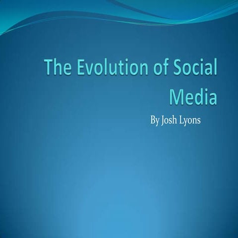 The Evolution of Social Media | PPTX