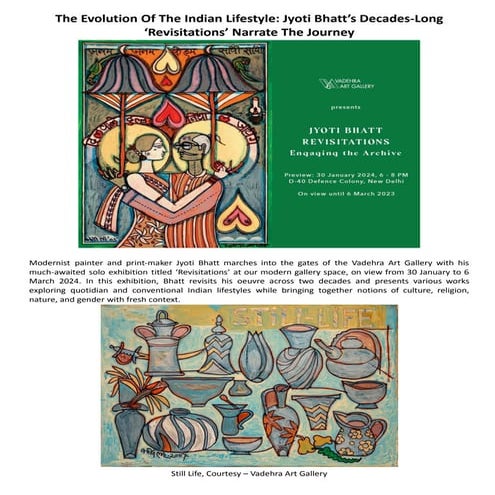 The Evolution Of The Indian Lifestyle_ Jyoti Bhatt’s Decades-Long ...