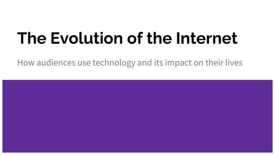 Presentation - The Evolution of the Internet.pdf