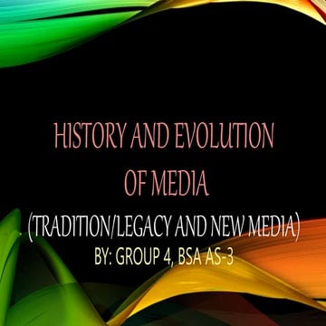 Media and Information Technology - Pre-Historic Age | PPTX