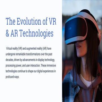 The Evolution of VR & AR Technologies.pptx