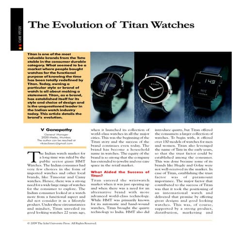 The Evolution Ot Titan | PDF