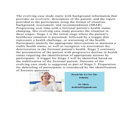 The evolving case study starts with background information that prov.docx