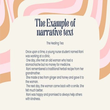 The Example of narrative text for teacher | PDF