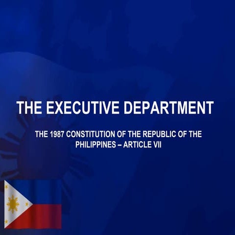 The executive department | PPTX