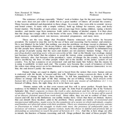 Duterte's war on drugs | PDF