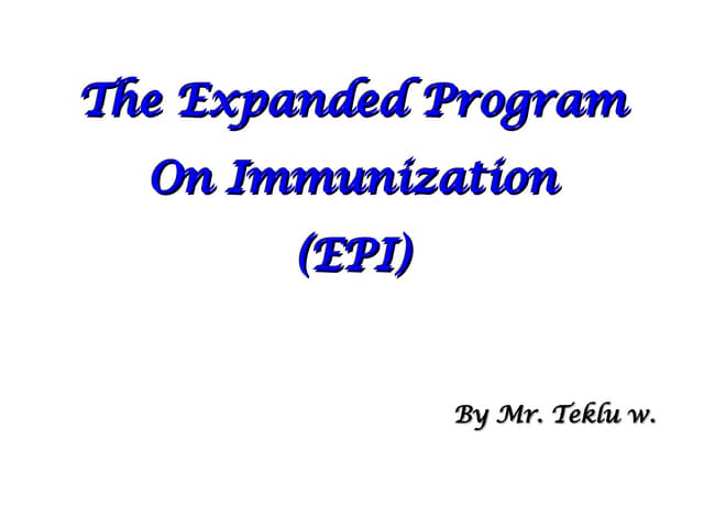 DOH National Immunization Program | PPTX