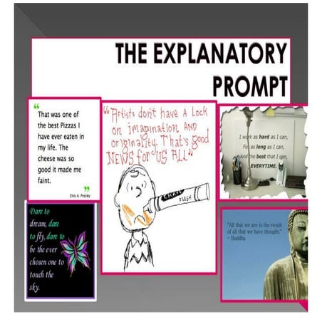 THE EXPLANATORY PROMPT | PDF