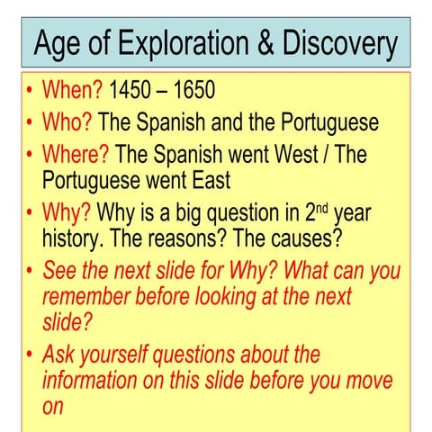 The explorations | PPT