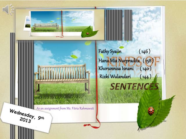 Simple, compound & complex sentences | PPTX