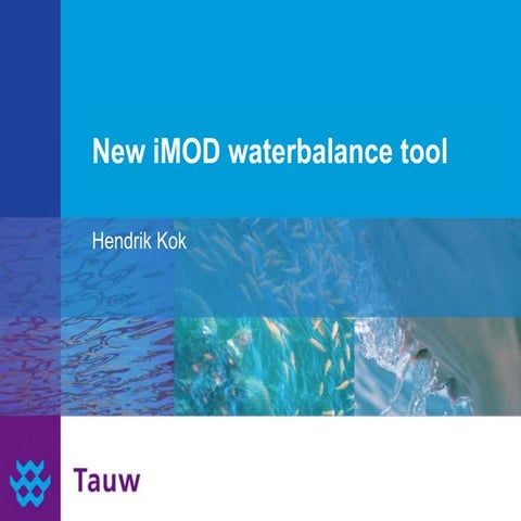 DSD-INT 2017 The extended iMOD water balance tool; a cooperation of ...