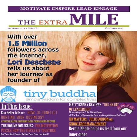 The extra mile magazine october 2013 | PDF