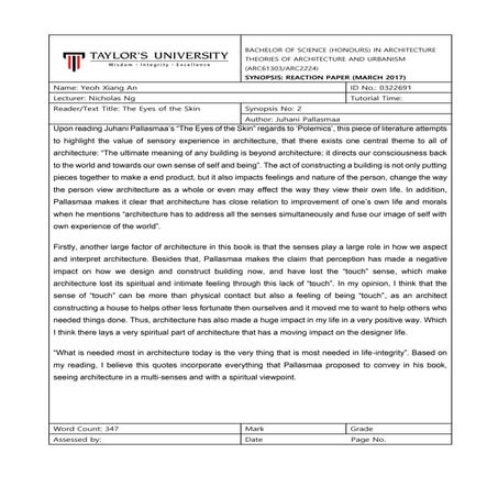 Eye of the skin | DOCX