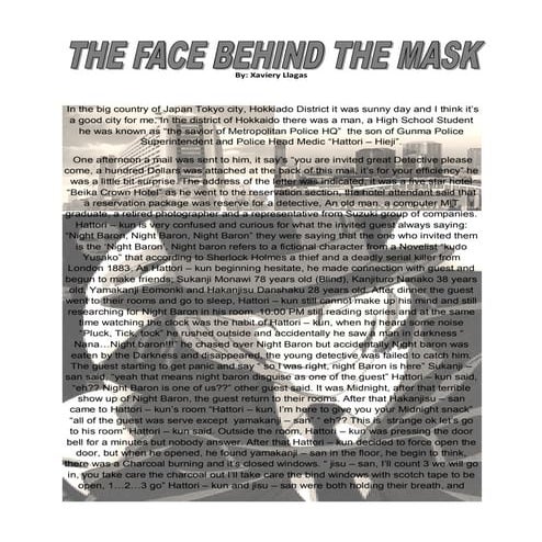 The face behind the mask | PDF
