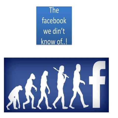 The evolution of facebook | PPTX