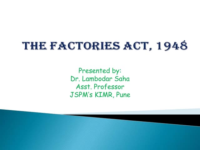 Factories act 1948.ppt
