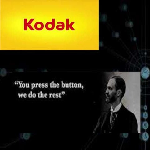 The Fall of Kodak- A tale of disruptive technology and bad business | PPTX