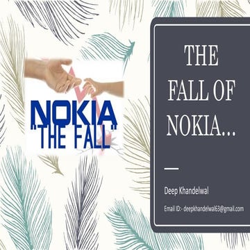 The Fall Of Nokia | PPTX