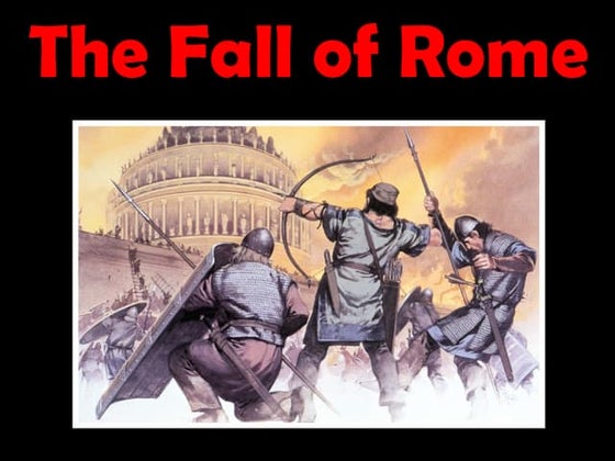 6.3.1 fall of rome | PDF
