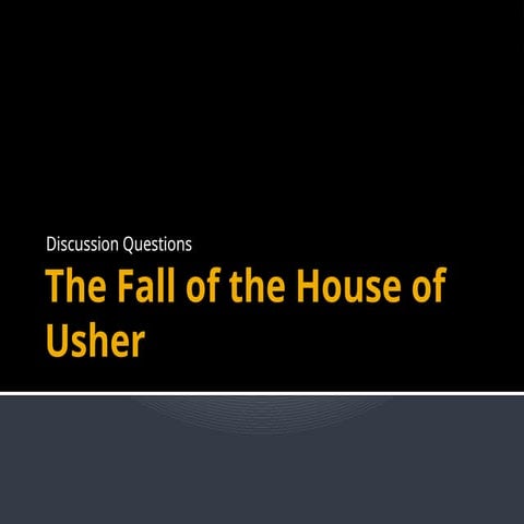 The Fall of the House of Usher | PPTX
